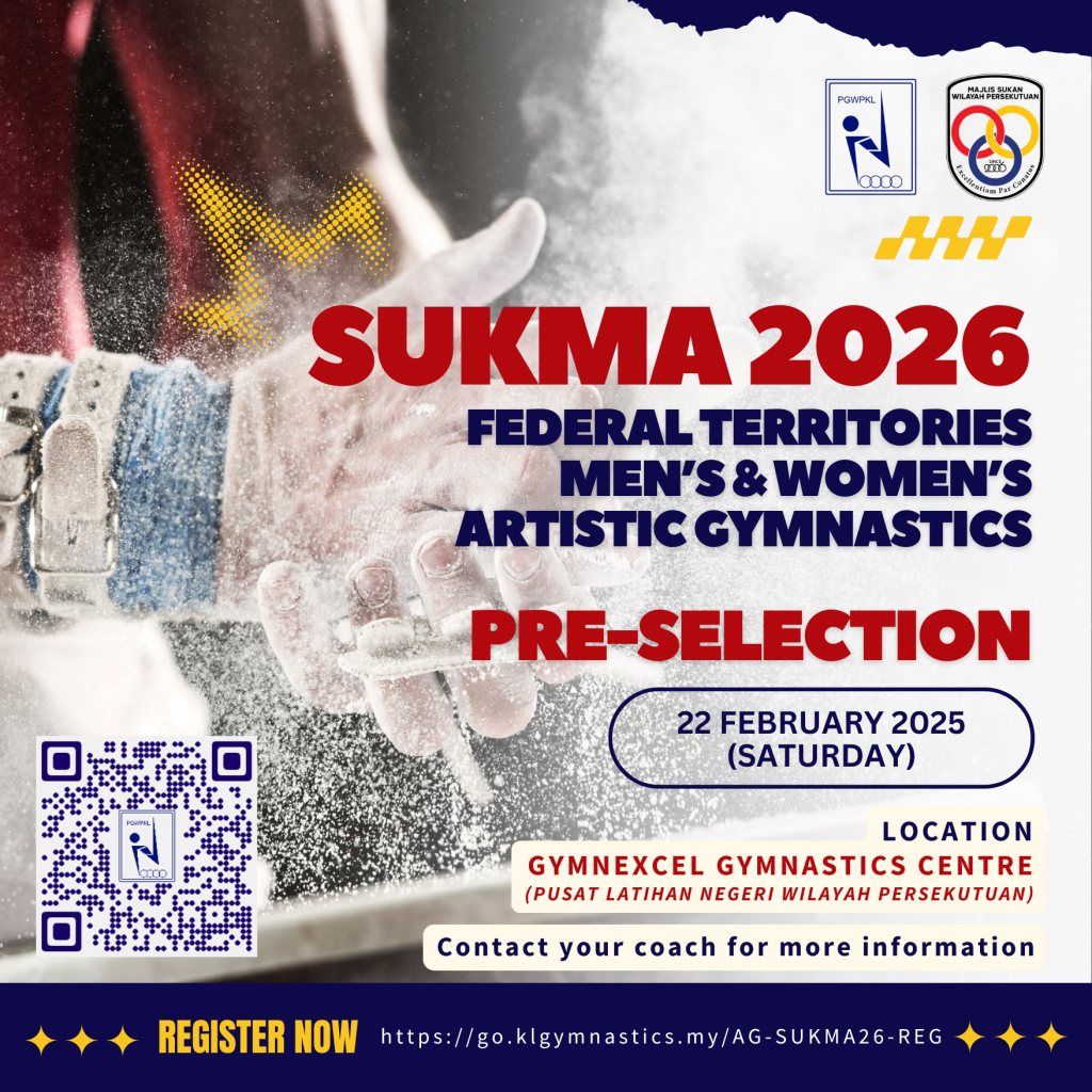 📢 Calling Federal Territories Gymnasts – SUKMA 2026 Selection 📢 – Kuala ...
